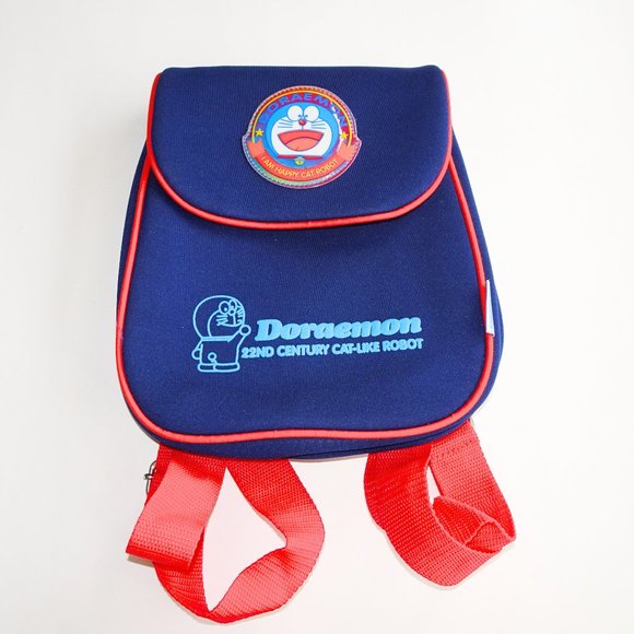 Doraemon | Accessories | Doraemon Japanese Cat Robot Navy Neoprene Mini ...